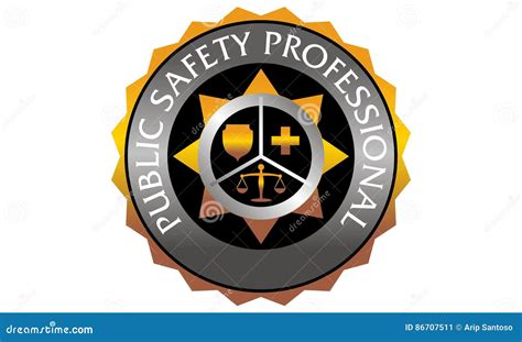 Public Safety Professional Stock Vector Illustration Of Security 86707511