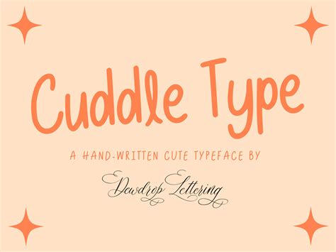 Cuddle Type — A Handwritten Typeface Behance