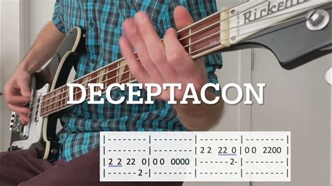 Le Tigre Deceptacon Bass Cover With Tab Youtube