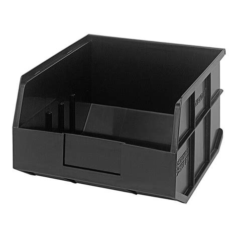 Quantum 12 X 11 X 7 Black Stackable Shelf Bin Ssb425bk