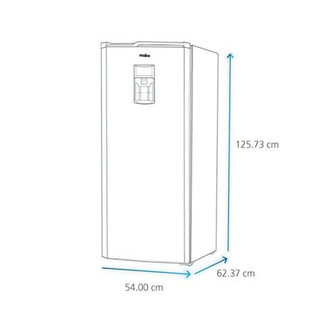 Refrigerador Manual 210 L Inox Mate Mabe Rma210pymrm0