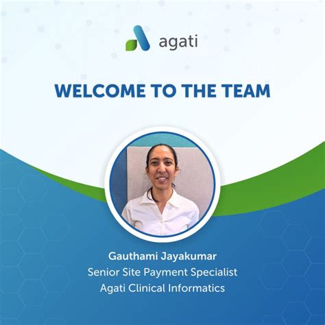Welcometotheteam Agaticlinical Clinicaloperations Teamagati Newjoiner Agati Clinical
