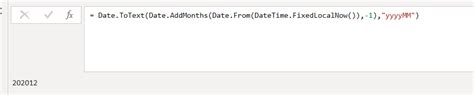 Solved Dynamic Yyyymm In Power Query Microsoft Fabric Community