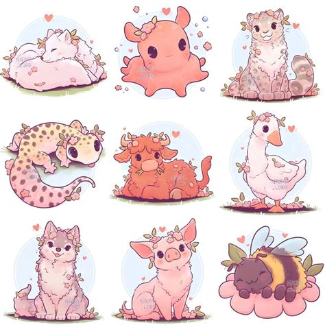 Cute Animal Drawings For Wall At Jasper Butler Blog