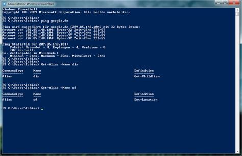 Windows Powershell Übersicht Antary