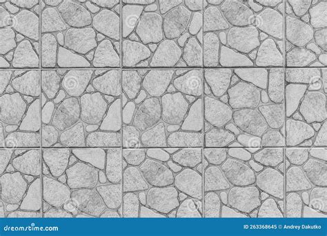 Ceramic Tile Floor Texture With Abstract Gray Pattern Stone Wall Background Stock Image Image