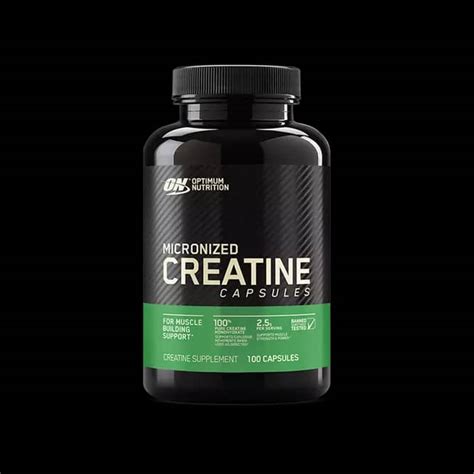 Optimum Nutrition Micronized Creatine Monohydrate 100 Capsules Wellness Pro
