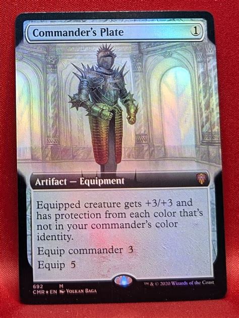 Commanders Plate Magic The Gathering Proxy