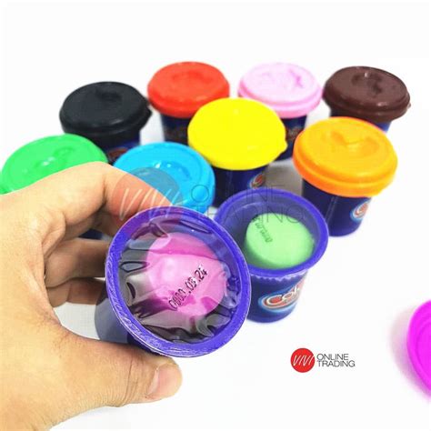 Play Dough Diy Mud Color Dough Play Doh Clay Toys Mainan Tanah Liat