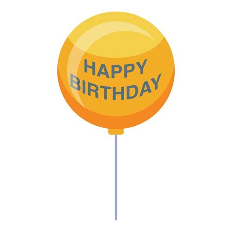 Single Birthday Balloon Clipart