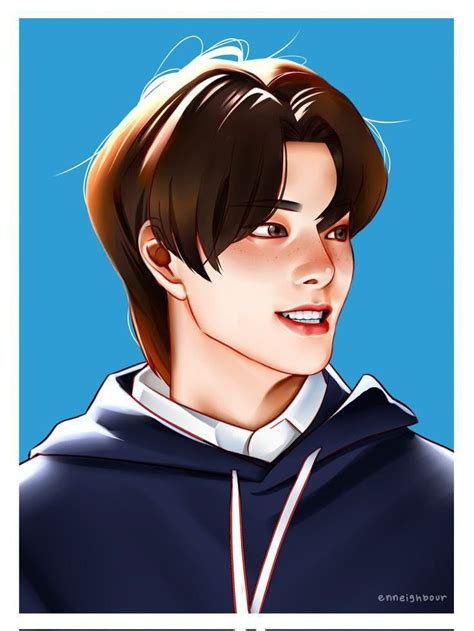Pin By Rose Engene On Enhypen Fanart Kpop Drawings Cute Drawings