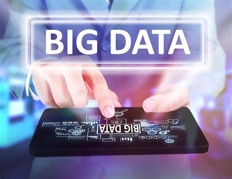 Premium Photo Business Concept Businessman Click Big Data Button On Premium Photo Business Concept Businessman Click Big Data Button On