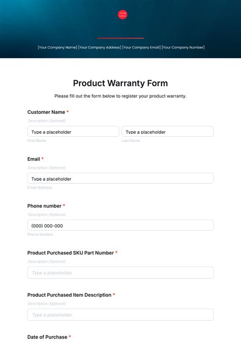 Free Warranty Templates To Edit Online And Print