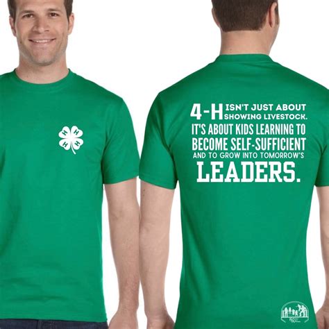4h Head Heart Hands Health Shirt Etsy