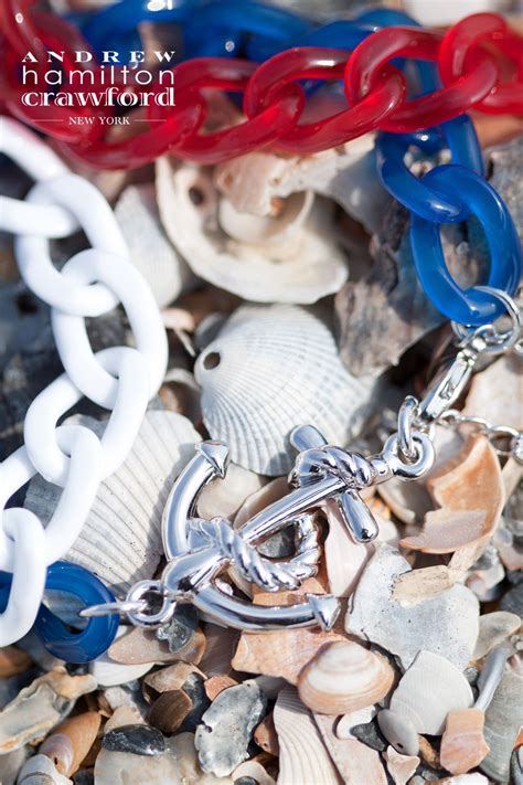 Summer Perfection Andrew Hamilton Crawford Anchor Bracelets