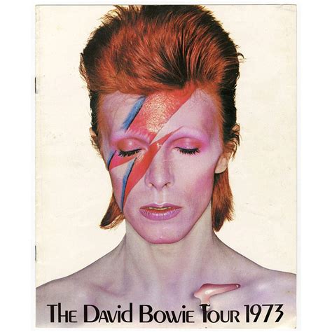 David Bowie Original Aladdin Sane 1973 Uk Tour Promotional Booklet
