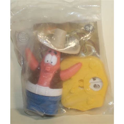 2008 Burger King Spongebob Pest Of The West Patrick Sidekick Star Mint
