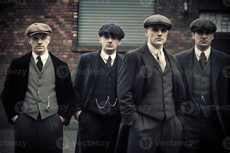 Ai Generated Group Of 1920s Gangster Style Men Neural Network