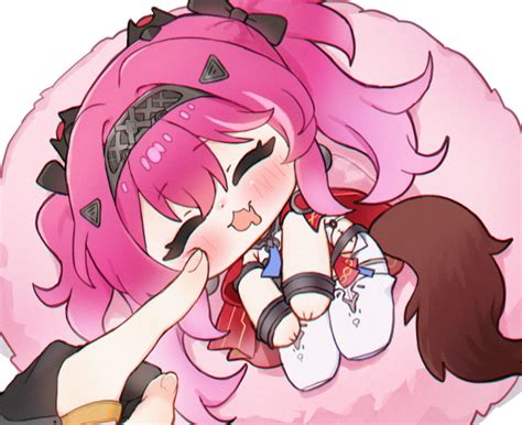 Safebooru 2girls Black Bow Blush Bodysuit Bow Cheek Poking Chibi