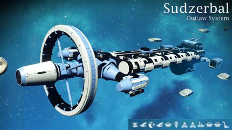 White Orange Iris Class Starscream System Freighter Sudzerbal Galaxy