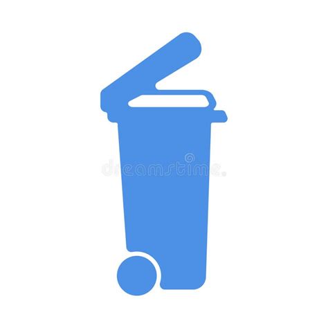 Trash Can Vector Garbage Cans Vector Icons Open Garbage Can Garbage Container Vector Trash