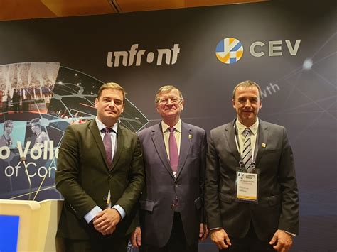 Cvetko Pajković I Ivan Bošković Na Cev I Fivb Kongresu U Arnemu Odbojka Crna Gora Volleyball