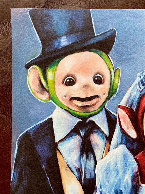 Teletubbies Wedding Print Signed 1 50 Batch A Romantic Etsy