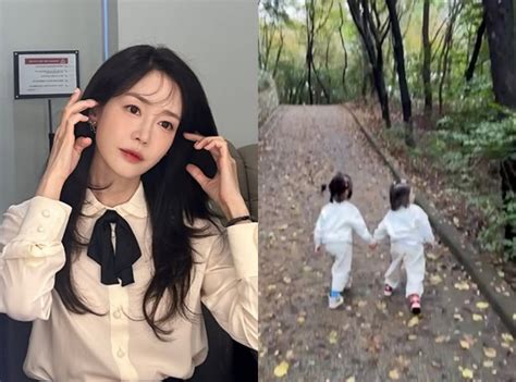 성유리 3살 쌍둥이 딸 공개똑같은 옷 입고 손잡은 귀요미들 스타뉴스