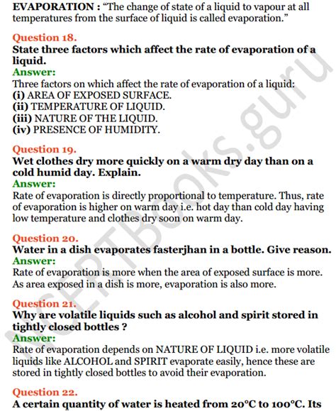 Selina Concise Physics Class 8 Icse Solutions Chapter 1 Matter Ncert