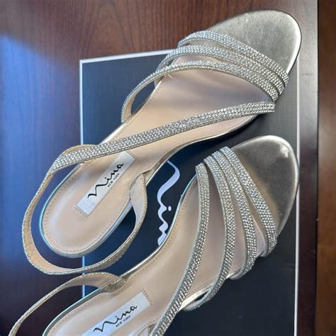 Nina Shoes Shoes Nina Nourayg Platino Sora Glitter Formal Shoes