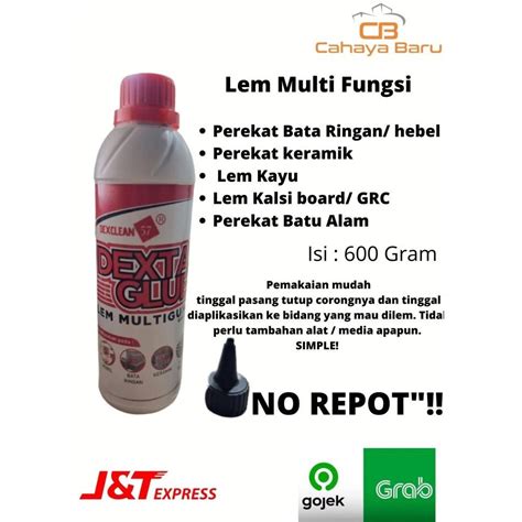 Jual Lem Multi Fungsi Lem Bata Ringan Dexta Glue Shopee Indonesia
