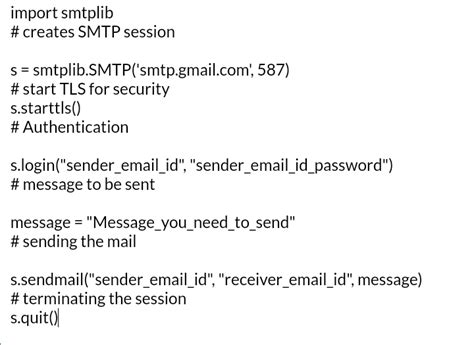 Send Emails Using Python By Using Python You Can Send Emails By