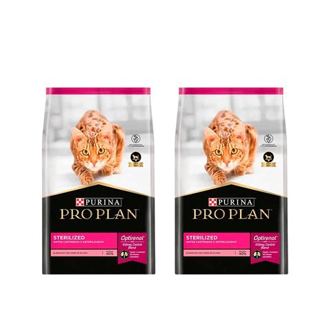 Comida Gatos Adultos Esterilizados Purina Pro Plan 3kg X2un Supervet