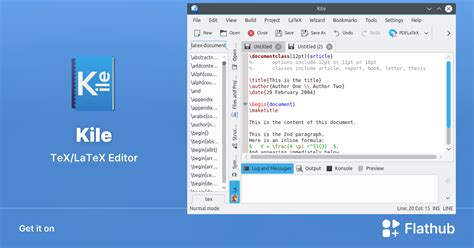 Install Kile On Linux Flathub