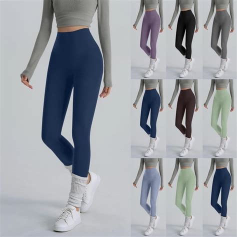 Ashirexll Womens Summer Pants Yoga Pants Women Fashion Solid Color