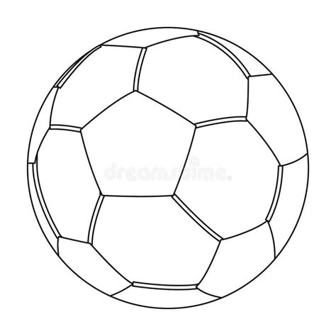Soccer Ball Outline Stock Illustrations 23373 Soccer Ball Outline