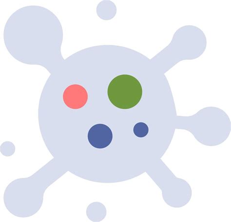 Atom Molecule Science Flat Color Icon Vector Icon Banner Template 14713311 Vector Art At Vecteezy