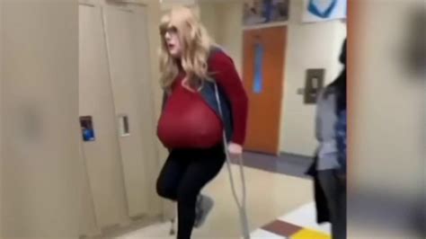 Canadian Teacher With Giant Prosthetic Breasts Reportedly Claims They