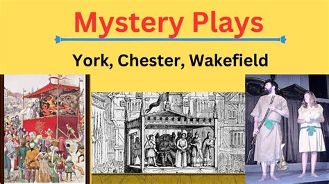 Mystery Plays Mystery Cycles York Chester Wakefield Literature