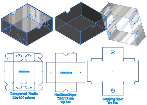 Plastic Cap Food Package Dieline Vector Eps