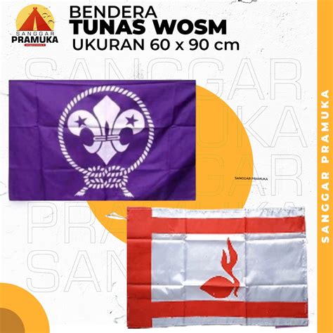 Coconut Shoots Flag Wosm World Scout Flag Size 60 90 Shopee Malaysia
