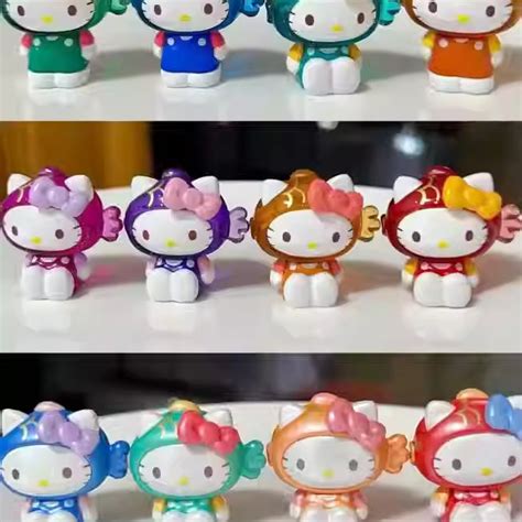 Hello Kitty Good Lucky Koi Series Mini Beans Figures Woowtoys
