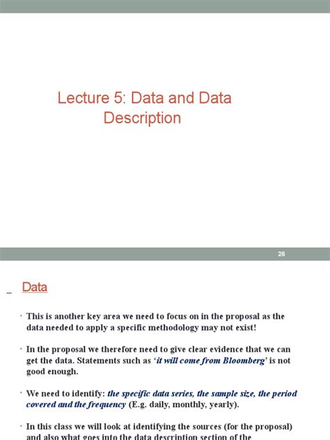 L5 Data Pdf Data Statistics