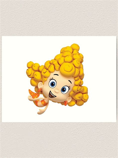 Deema Bubble Guppies Art Print For Sale By Jesseladiabro Redbubble