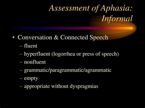 Ppt The Aphasias Powerpoint Presentation Free Download Id158676