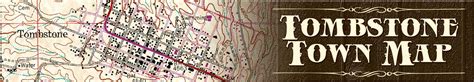 Mapa De Tombstone Arizona