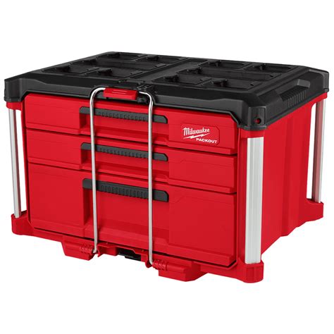 Milwaukee Tool Packout Multi Depth 3 Drawer Tool Box With Storage