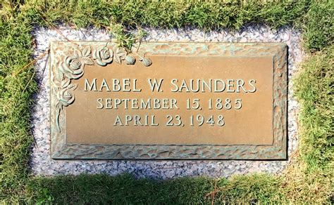 Mabel Waters Saunders 1885 1948 Memorial Find A Grave