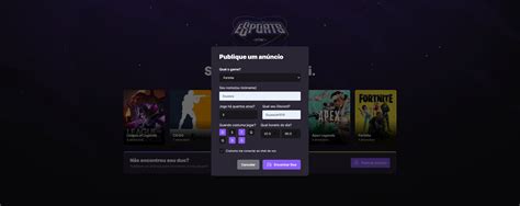 Github Duhandrade22nlw Esports Aplicação Em React E Typescript