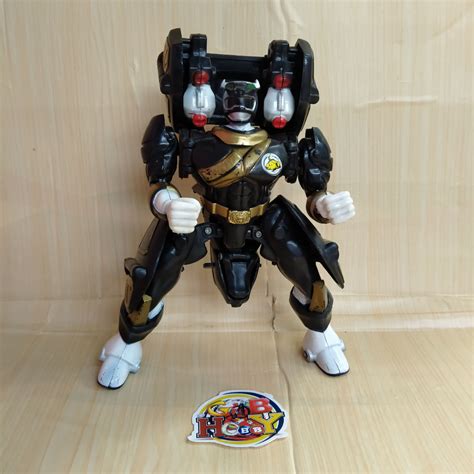 Hitam Power Ranger Wild Force Black Figure Bison Zord Black Rangers